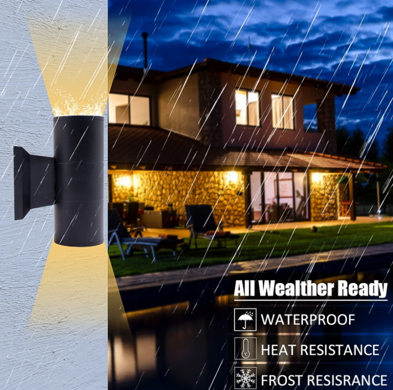 Warm White Double COB LED Wall Lamp Black – LED Lighting Blog